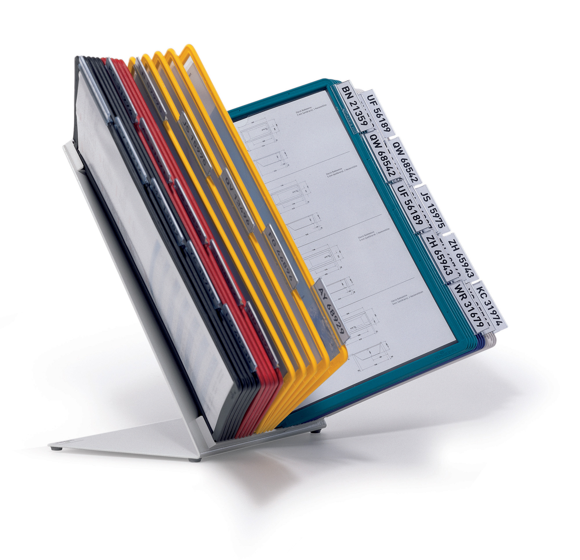 Durable 5510 00 VARIO DISPLAY SYSTEM TABLE 30 paneli stołowych mix ...