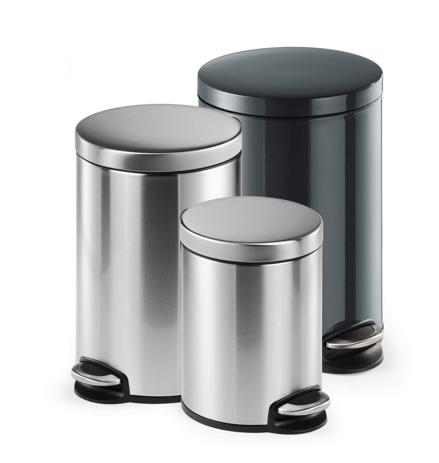 Durable 3412 58 Kosz stalowy lakierowany na śmiecie z pedałem 20 ...